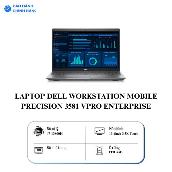 LAPTOP DELL WORKSTATION MOBILE PRECISION 3581 VPRO ENTERPRISE (71024677 ...