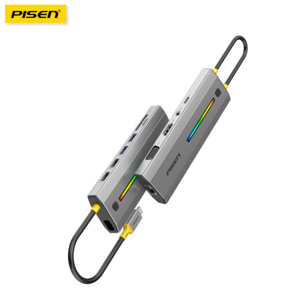 PISEN Hub Type-C PGM-HB40 Led RGB