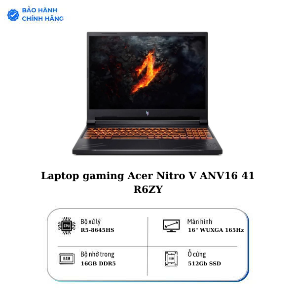 Laptop gaming Acer Nitro V ANV16 41 R6ZY