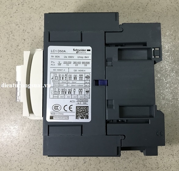 Khởi động từ 3 pha Schneider LC1D50AM7 Minh Quân