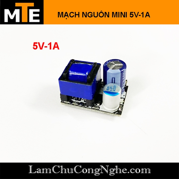 Mạch nguồn siêu mini 220V - 5V 1A 1 hàng chân - Module nguồn hạ áp cực ...
