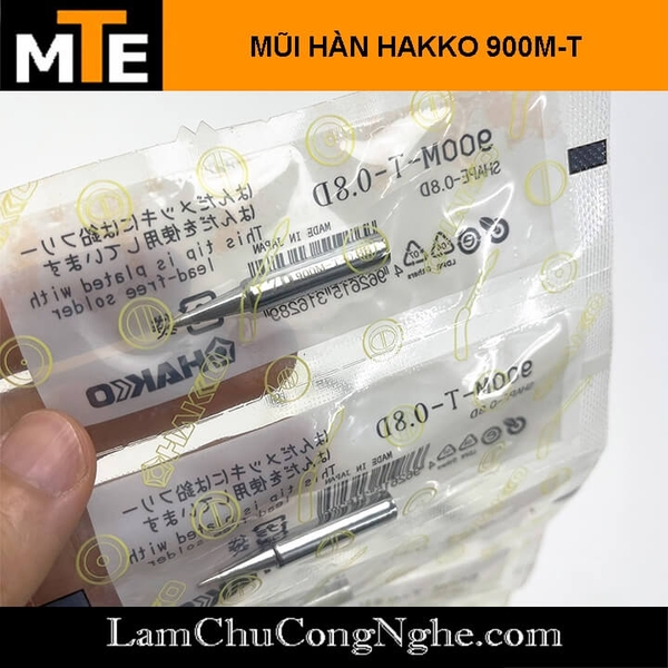 Mũi Hàn Hakko 900M-T-IS, 900M-T-K, 900M-T-1C,... Mũi hàn thiếc tương thích với mỏ hàn 907, 936 ...