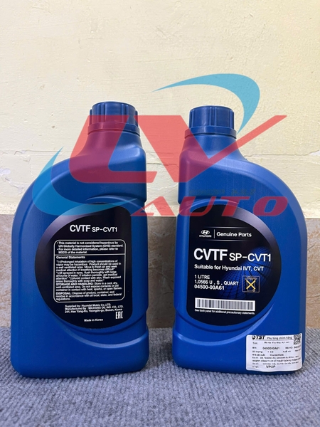 Dầu CVT Hyundai Kia CVTF SP-CVT1 04500-00A61 - Phụ Tùng Chính Hãng