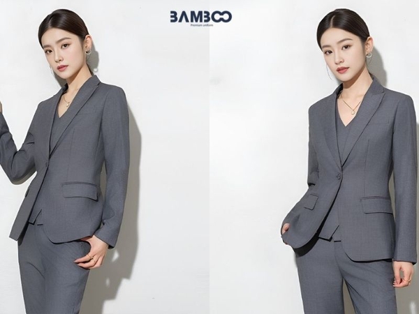 May đo đồng phục vest nữ cao cấp tại Bamboo Uniform