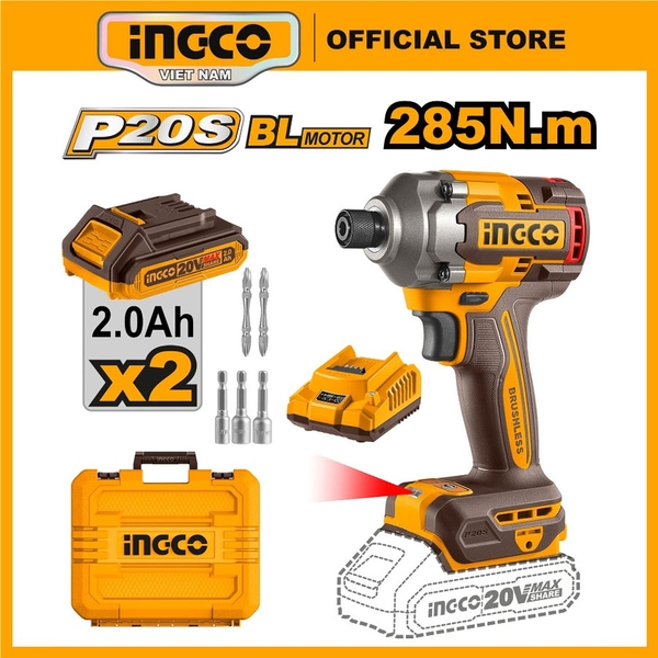 Máy Siết Vít Dùng Pin 20V- 285Nm CIRLI2028 INGCO