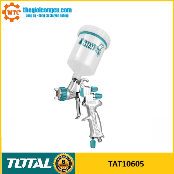 Súng phun sơn dùng hơi 600cc Total TAT10605