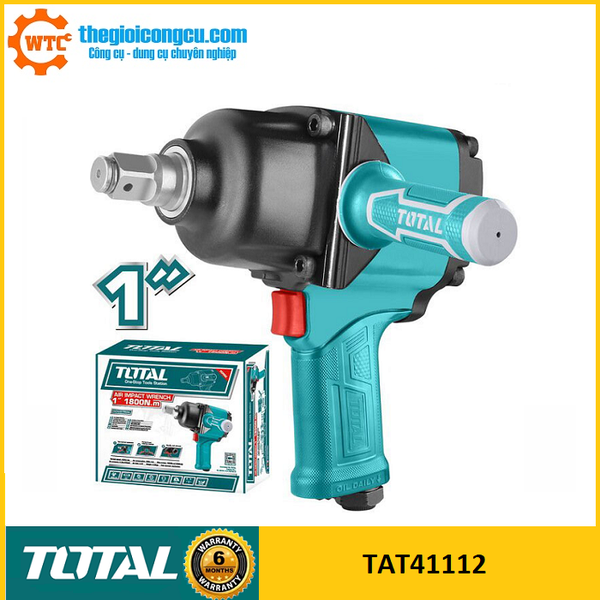 Máy vặn bulon dùng khí nén 1" Total TAT41112