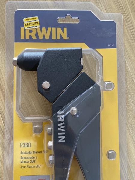 Kềm rút rive 4 lỗ (đầu xoay 360) - R360 375mm IRWIN 1887142