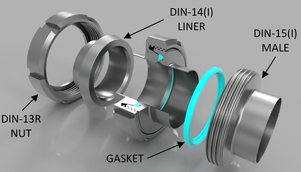 Seal ring G-PTFE-DN100