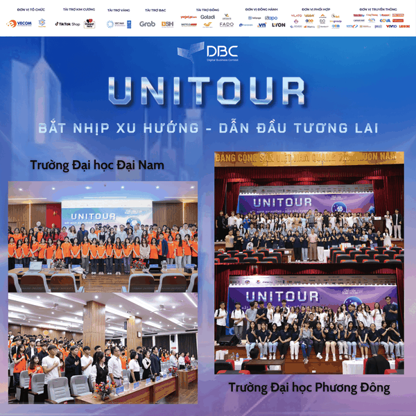 UNITOUR 2024 tại trường Đại học Đại Nam và trường Đại học Phương Đông