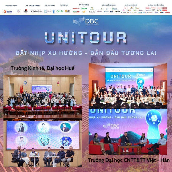 Unitour 2024 điểm đến tại Trường Kinh tế, Đại học Huế và Trường CNTT&T