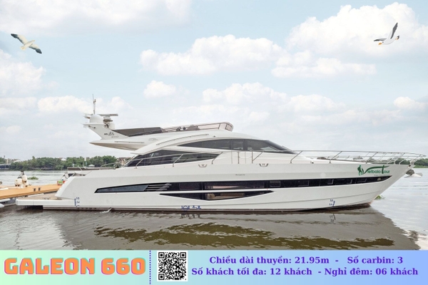 Thuê Du thuyền Sài Gòn/Galeon 660 Vietbalo Tour