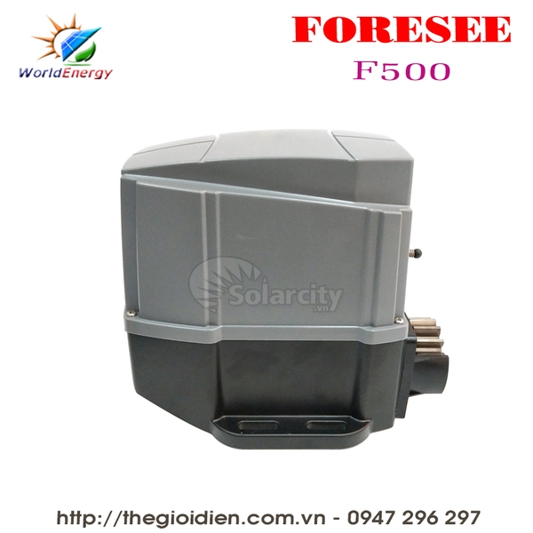Motor cổng lùa Foresee 800kg F500B Điện Năng Lượng Mặt Trời