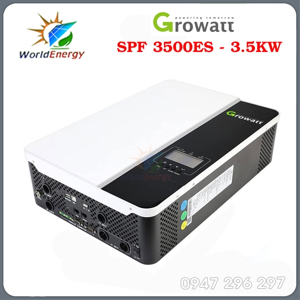 Inverter Hybrid bù lưới Growatt 3.5KW (SPF 3500ES) Điện Năng Lượng Mặt Trời