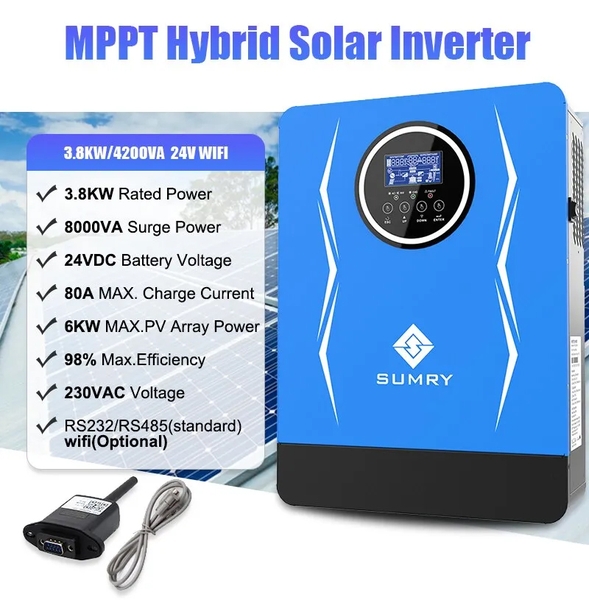 Inverter độc lập Sumry 24V-3800W (SP-4200) Điện Năng Lượng Mặt Trời