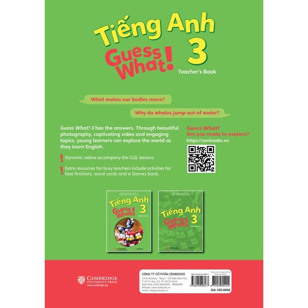 Giáo Khoa Tiếng Anh Guess What! 3 (Teacher's Book) - ZenBooks 250k
