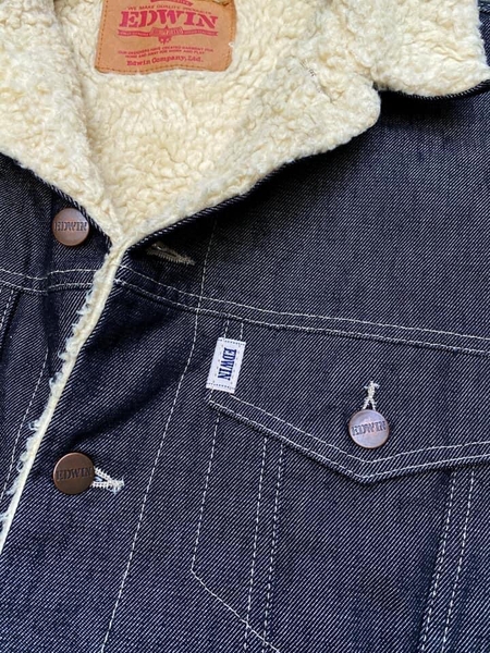 VINTAGE EDWIN Denim Winter Jacket