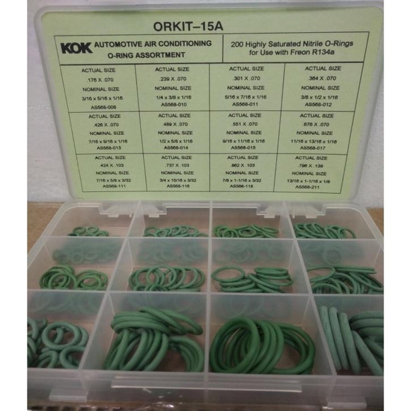 O-ring kit box 15A HNBR 70