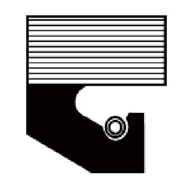 TEXTILE CAGE OIL SEAL