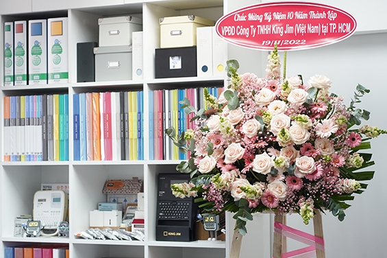 KING JIM (VIETNAM) CELEBRATE 10 YEARS OF REPRESENTATIVE OFFICE
