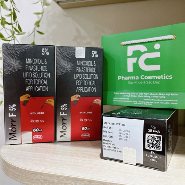 INTAS MORRF 5% / THUỐC XỊT TRỊ MỌC TÓC TRỊ HÓI | Pharma Cosmetics