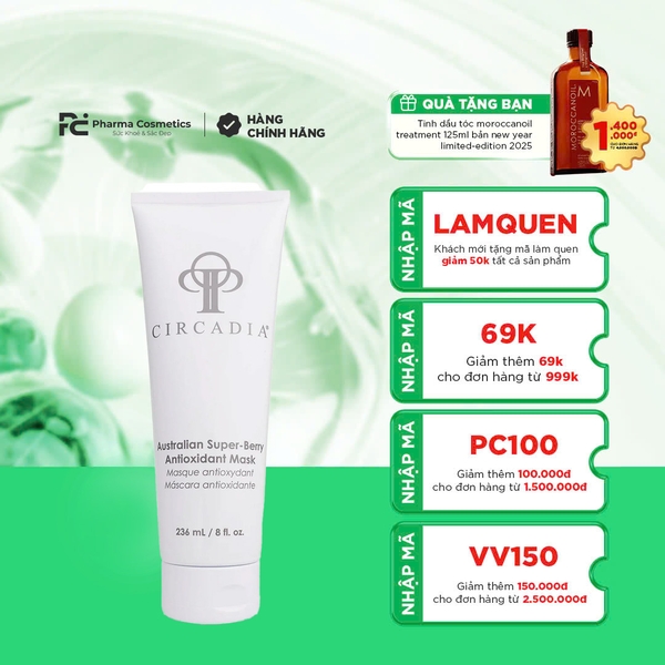 CIRCADIA AUSTRALIAN SUPER-BERRY ANTIOXIDANT MASK: Đánh Thức Làn Da Rạng ...