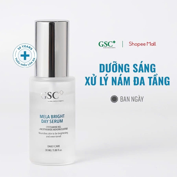 GSC MELA BRIGHT DAY SERUM: Tinh Chất Ban Ngày - Dưỡng Sáng & Ngăn Nám ...