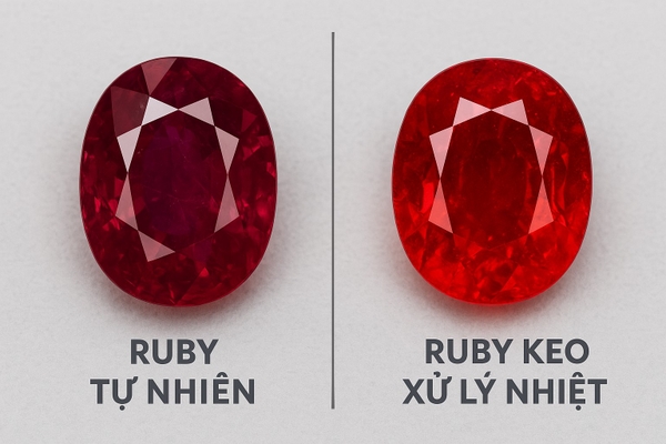 Phân Biệt Đá Ruby Tự Nhiên và Ruby Keo Xử Lý Nhiệt: Cẩm Nang Dành Cho ...