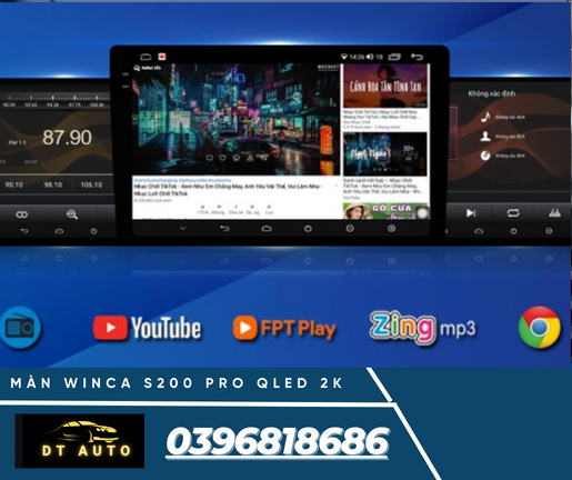 Màn hình Winca S200+Pro QLed 2k DT Auto