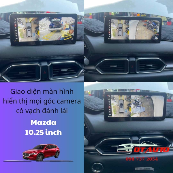 Màn hình Android 10.25 inch liền camera 360 Eononpro dành cho Mazda 2,3 ...