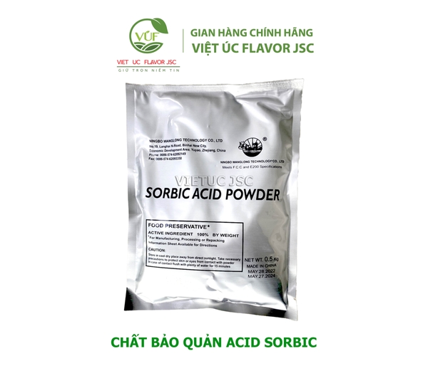 Sorbic Acid (C6H8O2) Chống Nấm, Mốc