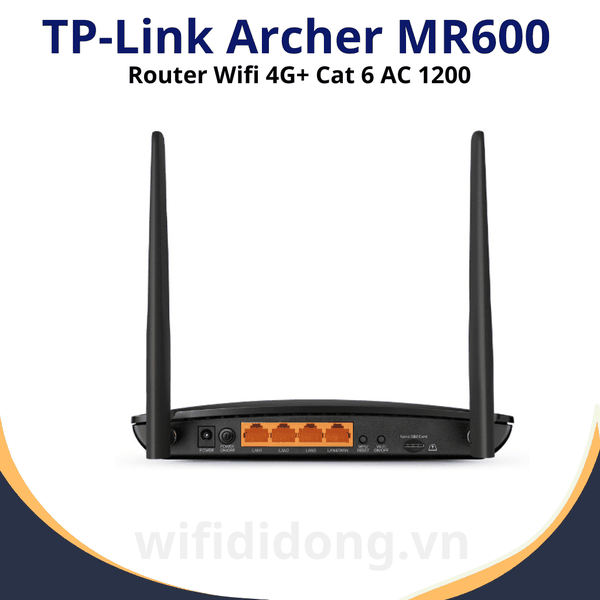 TP-Link Archer MR600 | Router Wifi 4G+ Cat 6 AC 1200, Full Gagibit ...