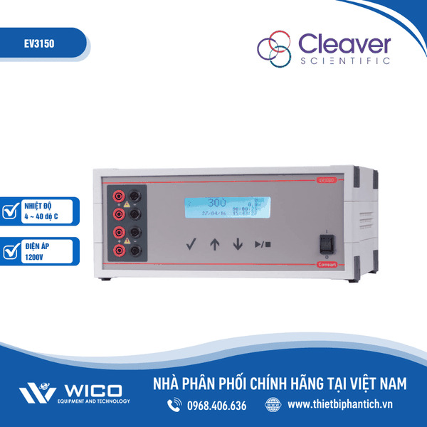 Nguồn điện di cao áp 1200V Cleaver Scientific EV3150 | Thiết Bị Phân Tích™