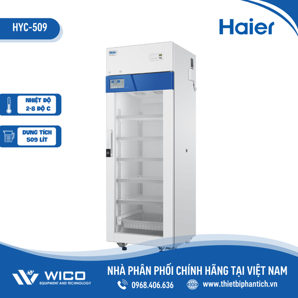 Tủ bảo quản Vacxin - Thuốc - Sinh phẩm 509 lít Haier HYC-509(F) | Thiết ...