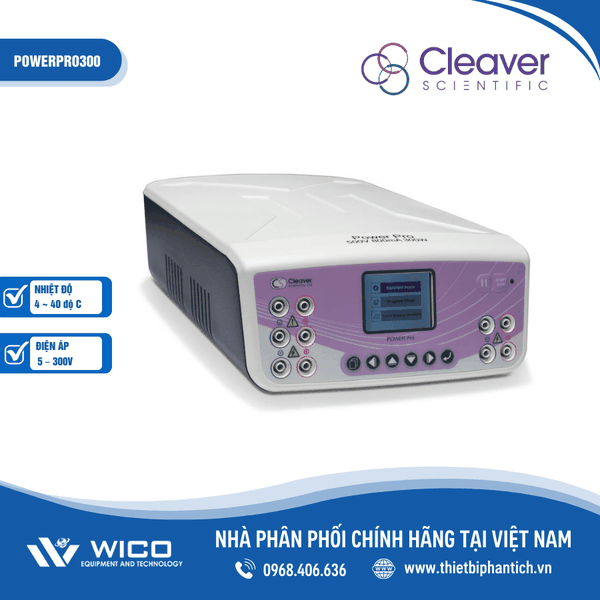 Nguồn điện di 300V Cleaver Scientific POWERPRO300 | Thiết Bị Phân Tích™