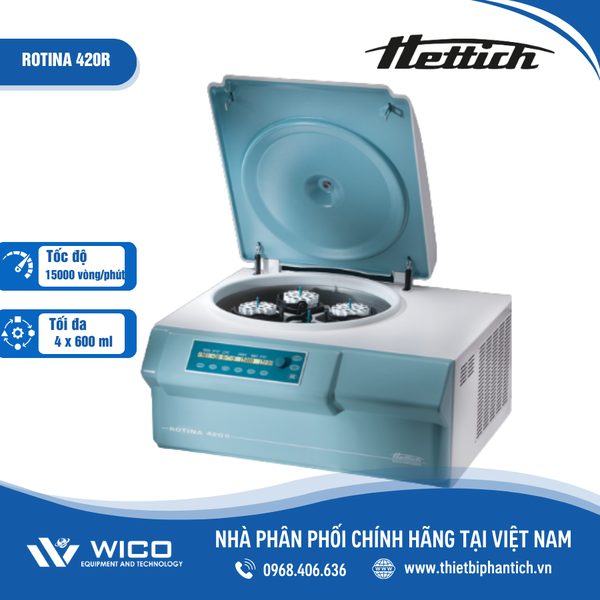 Máy Ly Tâm Lạnh Hettich - Đức Rotina 420R | Thiết Bị Phân Tích™