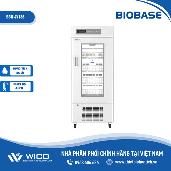 Tủ Bảo Quản Máu 4 Độ C BBR-4V136 Biobase | 136 Lít | Thiết Bị Phân Tích™