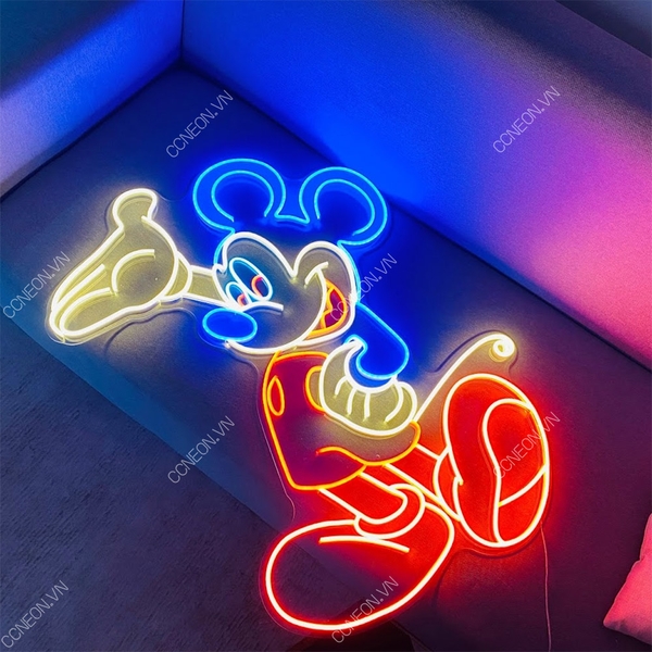 Đèn Trang Trí Led Neon Sign Chuột Mickey - Anime Led Neon Signs ...