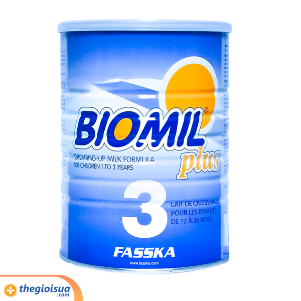 Sữa bột Biomil Plus 3 800g cho bé 1-3 tuổi