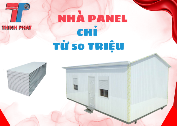 Nhà lắp ghép panel chỉ từ 50 triệu | Phụ kiện nhôm phòng sạch Thịnh Phát
