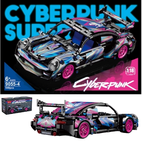 Đồ Chơi Lắp Ghép Lego Xe Porsche Màu Đen Bánh Hồng - 540 hạt - Full Box ...