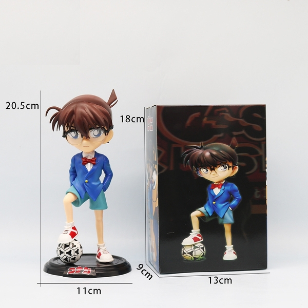 Mô Hình Thám Tử Lừng Danh Conan Dáng Đứng Đá Bóng Cao 20.5cm - nặng ...