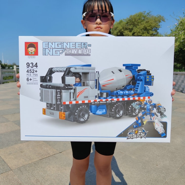 Đồ Chơi Lắp Ghép TRANFORMER Xanh Dương 2 in1 - Lắp được Robot và Xe ...