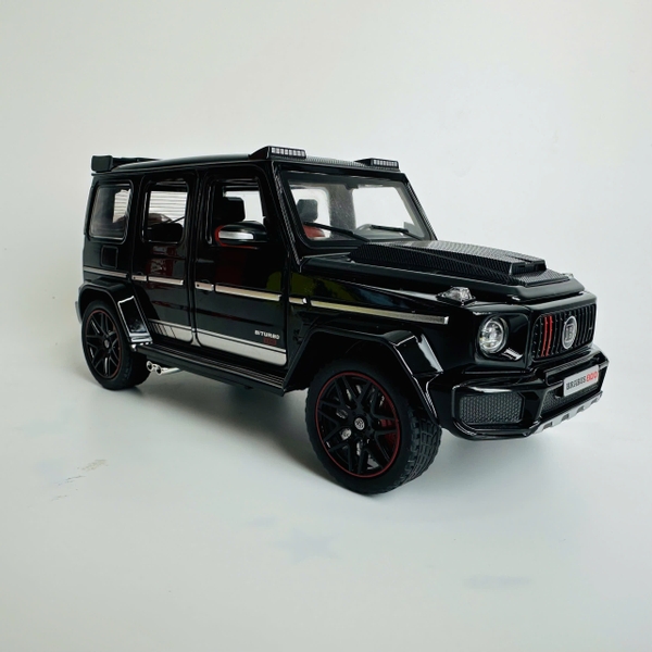Mô Hình xe brabus G800 đen xám tỉ lệ 1:24 Hợp kim có thể mở cửa - bánh ...