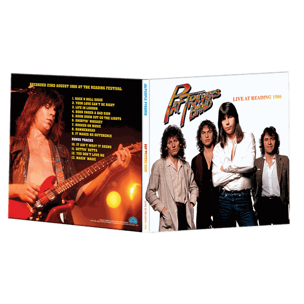 CD PAT BAND TRAVERS - LIVE AT READING 1980