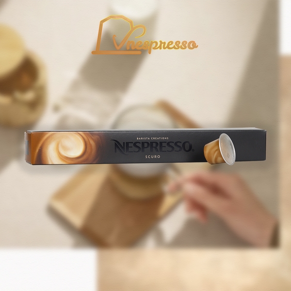 Review Nespresso Scuro - Cà phê dành cho tín đồ macchiato Vnespresso