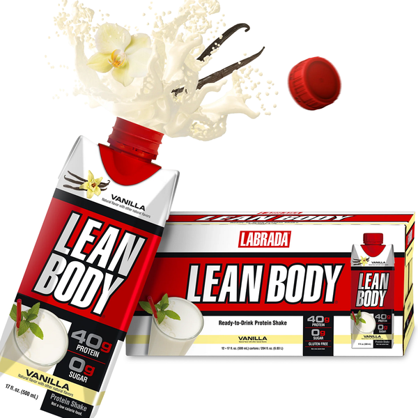 Labrada Lean Body RTD (500ml), Meal Replacements, Whey Protein Blend