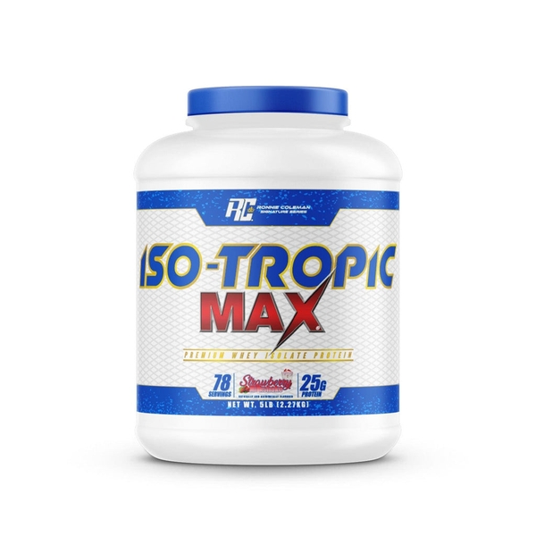 Ronnie Coleman Iso Tropic Max 5Lbs, 100% Whey Protein Isolate