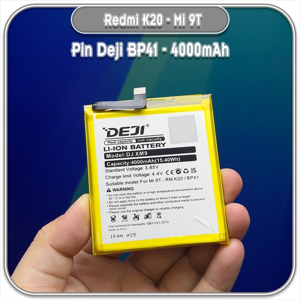 Thay pin cho Redmi K20 Pro - Mi 9T Pro, Deji BP41 4000mAh