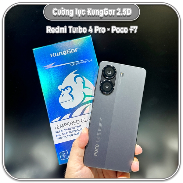 Bộ 2 Cường lực KungGor cho Redmi Turbo 4 Pro - Poco F7
